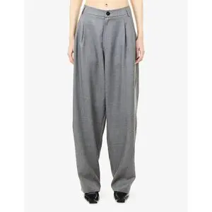 DARKPARK Phebe Wide-leg Cotton Trousers