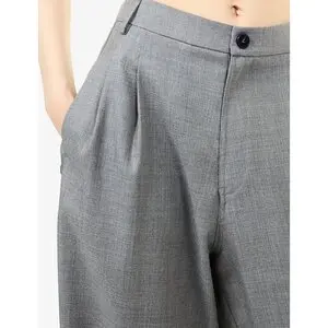 DARKPARK Phebe Wide-leg Cotton Trousers