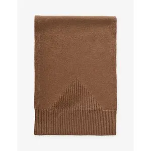 JOSEPH Pasilla Knitted Cashmere Scarf - Sable