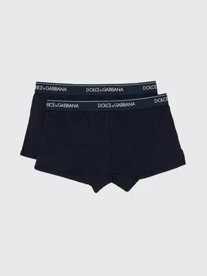 Dolce & Gabbana Set Of Two Stretch Cotton Trunks With Logo