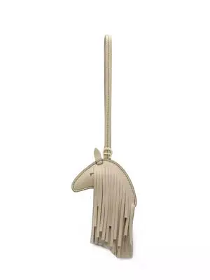 AIGNER Ciondollini Pendant Sleeping Horse Bag Charm - Neutrals