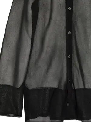 Comme Des Garçons Sheer Layered Cardigan