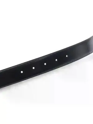 FERRAGAMO Gancini Buckle Leather Belt