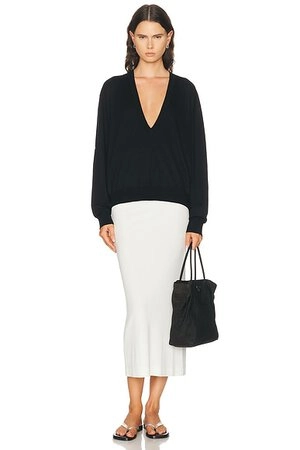 EAVES Devyn V Neck Sweater