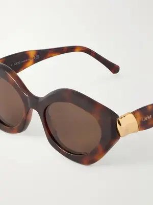 Loewe Coil Cat-eye Acetate Sunglasses