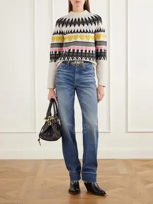 Chloé Fair Isle Wool Sweater