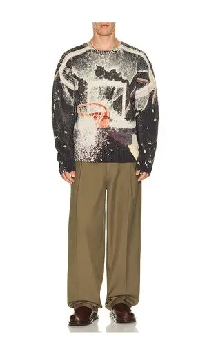 MARKET Break The Backboard Printed Sweater In . Also - Multi