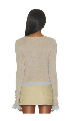 MAUDE CLUB Gina Cardigan In . Also