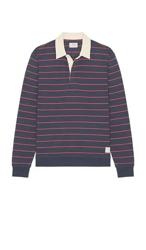 Marine Layer Sueded Rugby Polo In . Also