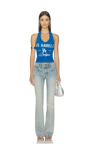 OFF SEASON La Dodgers Ruched Halter Top In . Also