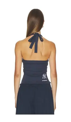 OFF SEASON Ny Yankees Ruched Halter Top In . Also