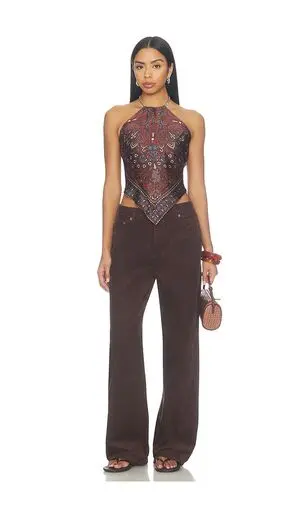 Ksubi Scarf Folk Bandana Top In . Also
