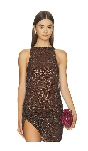 MAY MASHIAH Annie Top In . Also - Brown