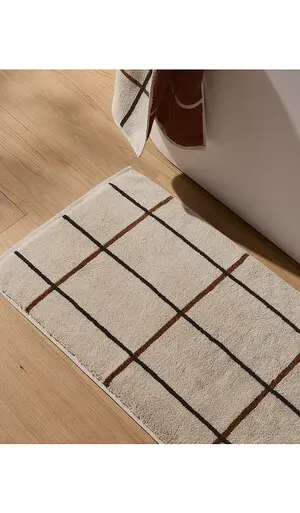 PARACHUTE Organic Plush Tub Mat - Multi