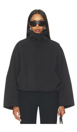 EAVES Silje Track Jacket In . Also - Black