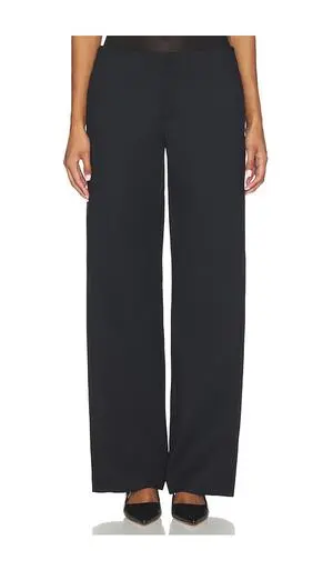 EAVES Ari Compact Suiting Pant In . Also - Black
