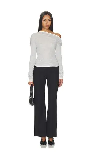 EAVES Wei Layered Assym Knit Top In . Also