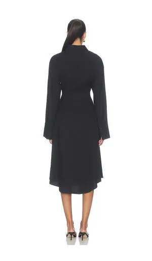 ALL THE WAYS Charitie Button Up Midi Dress In . Also