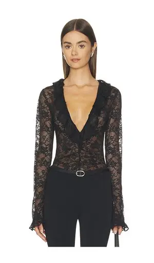 Tularosa Molley Bodysuit In . Also - Black