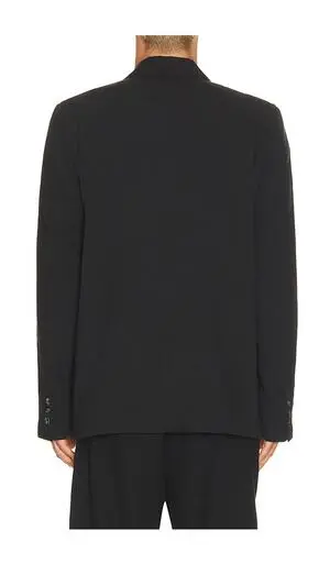 PALMES Double Breasted Wool Blazer In . Also