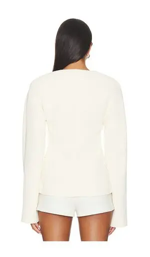EAVES Gal Crepe Blazer In . Also