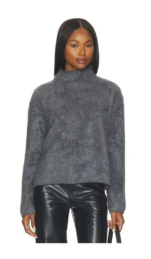 LISA YANG Sandy Brushed Sweater In . Also - Blue