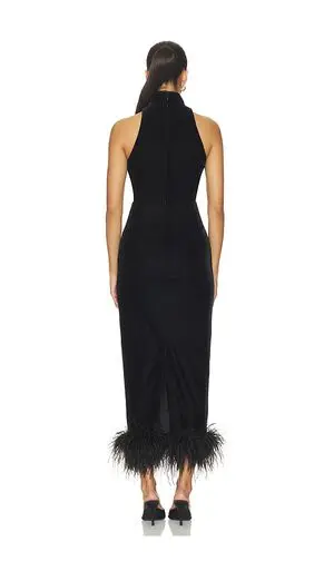 SAU LEE Jillian Velvet Dress In . Also