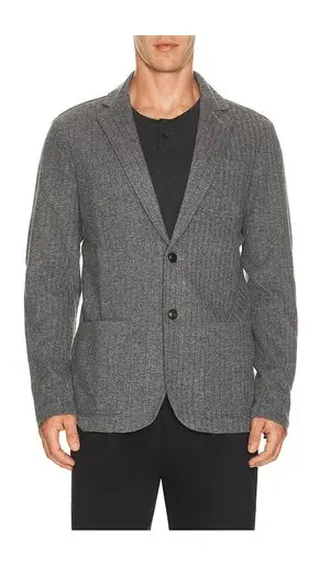 FAHERTY BRAND Faherty Inlet Knit Tweed Blazer In Grey. Size L. Also