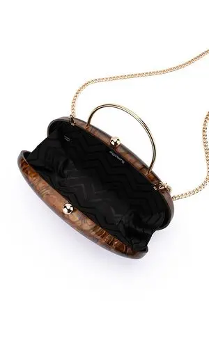 OLGA BERG Imelda Acrylic Top Handle Bag