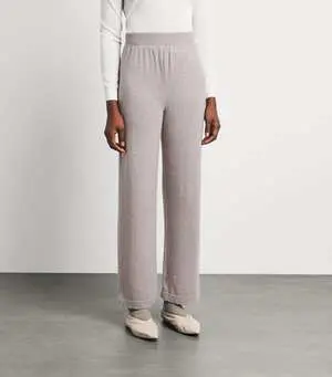BARRIE Cashmere Wide-leg Trousers