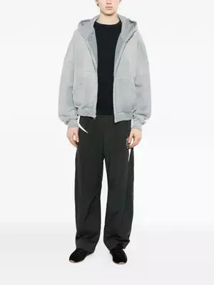 MOOJI MOOJI Zip-up Hoodie - Grey