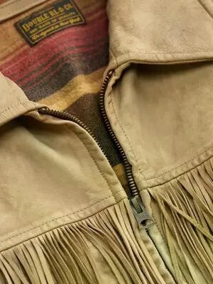 Ralph Lauren Fringe-trimmed Goat-suede Jacket