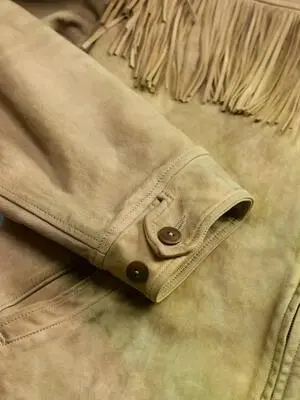 Ralph Lauren Fringe-trimmed Goat-suede Jacket