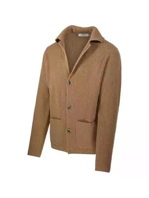 Altea Ribbed-knit Button-up Cardigan