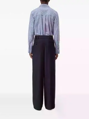 Closed Wes Belted Wide-leg Trousers