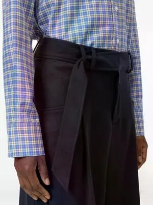Closed Wes Belted Wide-leg Trousers