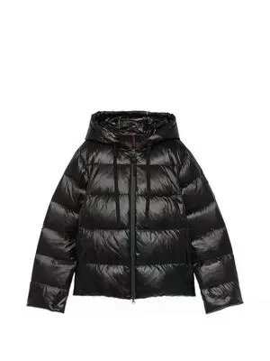 Peuterey Quilted Hooded Jacket - Black