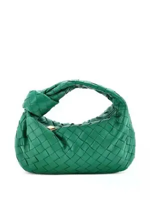 Bottega Veneta Bv Jodie Intrecciato Nappa Mini Hobo Bag - Green