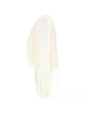 ELEH Gathered Balloon-sleeve Blouse
