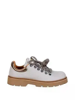 Stokton Bravon Lace-detail Sneakers - Grey