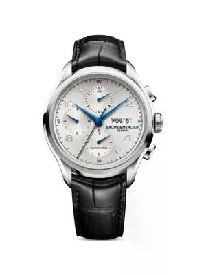 Baume & Mercier Clifton 43mm Watch - Silver