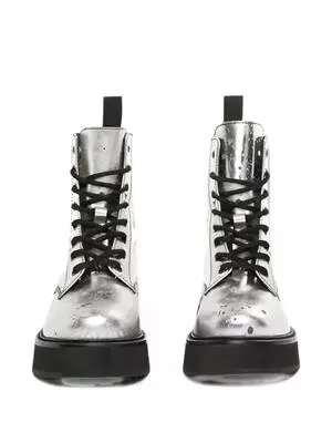 HTC LOS ANGELES Army Moon Lace-up Boots
