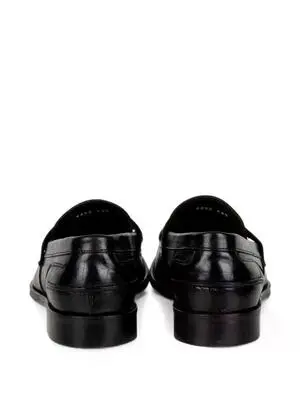 FRANCO FEDELE Panelled Penny Loafers