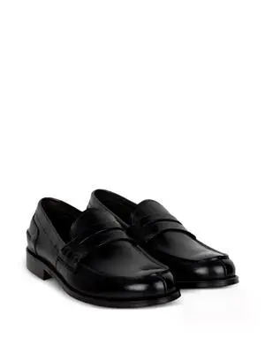 FRANCO FEDELE Panelled Penny Loafers