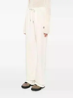Moncler Logo-patched Straight-leg Trousers