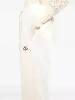 Moncler Logo-patched Straight-leg Trousers