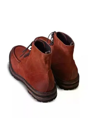 LES HÉRITIERS Lace-up Suede Boots