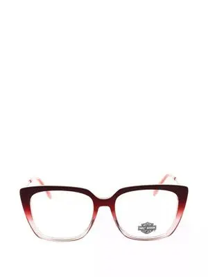 HARLEY-DAVIDSON Cat-eye Frame Glasses - Red