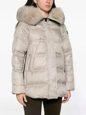 Peuterey Fur-trim Quilted Coat