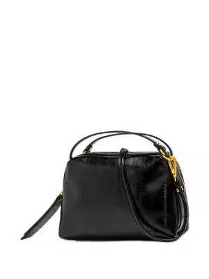 GIANNI BARBATO Eel-effect Top-handle Shoulder Bag